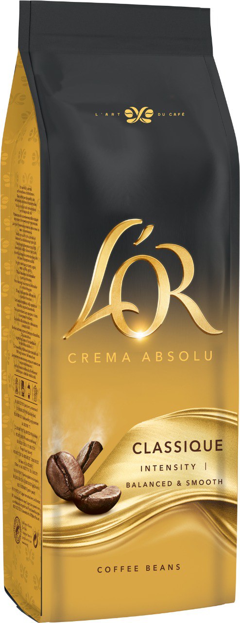 Кава в зернах LOR Crema Absolute Classic 500г - замовити доставку в ...